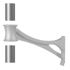 Decorative Modular Arms - Hapco Pole Products