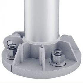 RTA Tenon/Drill Mount Hinged Base - Hapco Pole Products