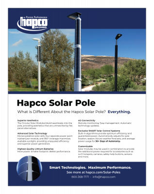 Solar Pole - Hapco Pole Products