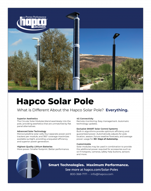 Solar Pole - Hapco Pole Products