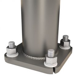 Round Straight Steel - Hapco Pole Products