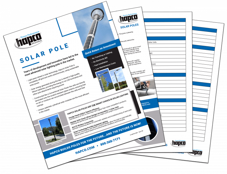 Solar Pole - Hapco Pole Products