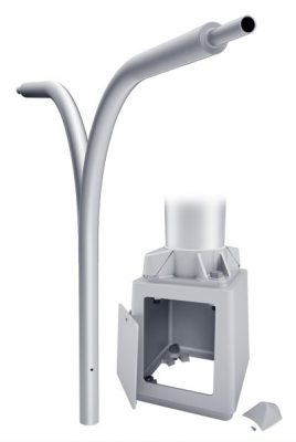 RTA Double Davit Breakaway T-Base - Hapco Pole Products