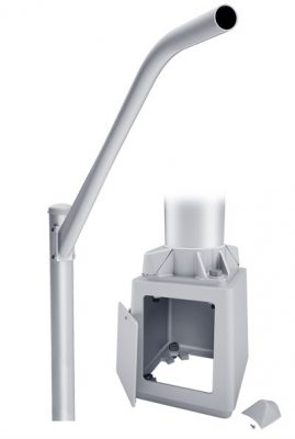 RTA Single Mast Arm Breakaway T-Base - Hapco Pole Products